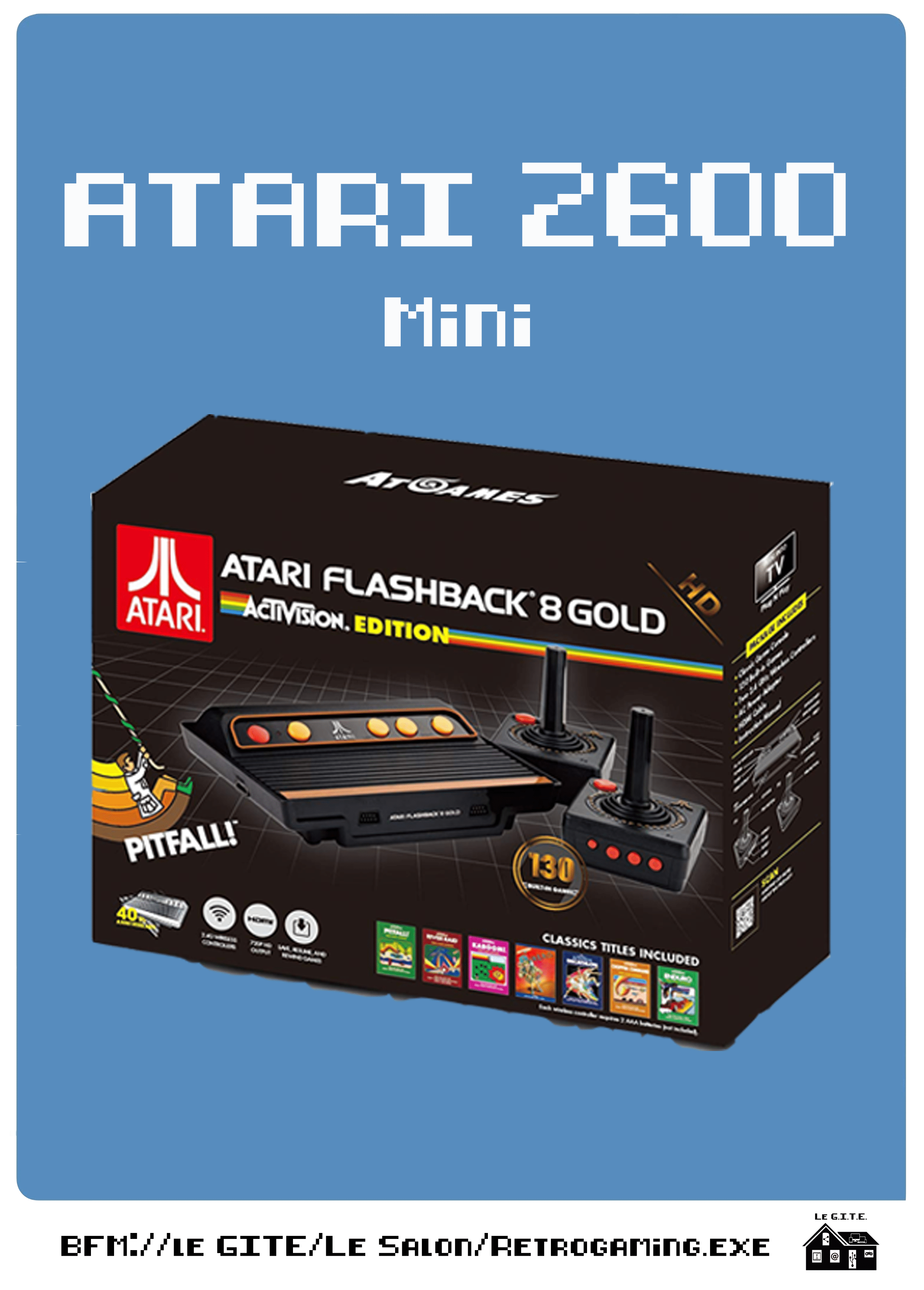 Atari 2600 mini - Catalogue des jeux | BFM de Limoges